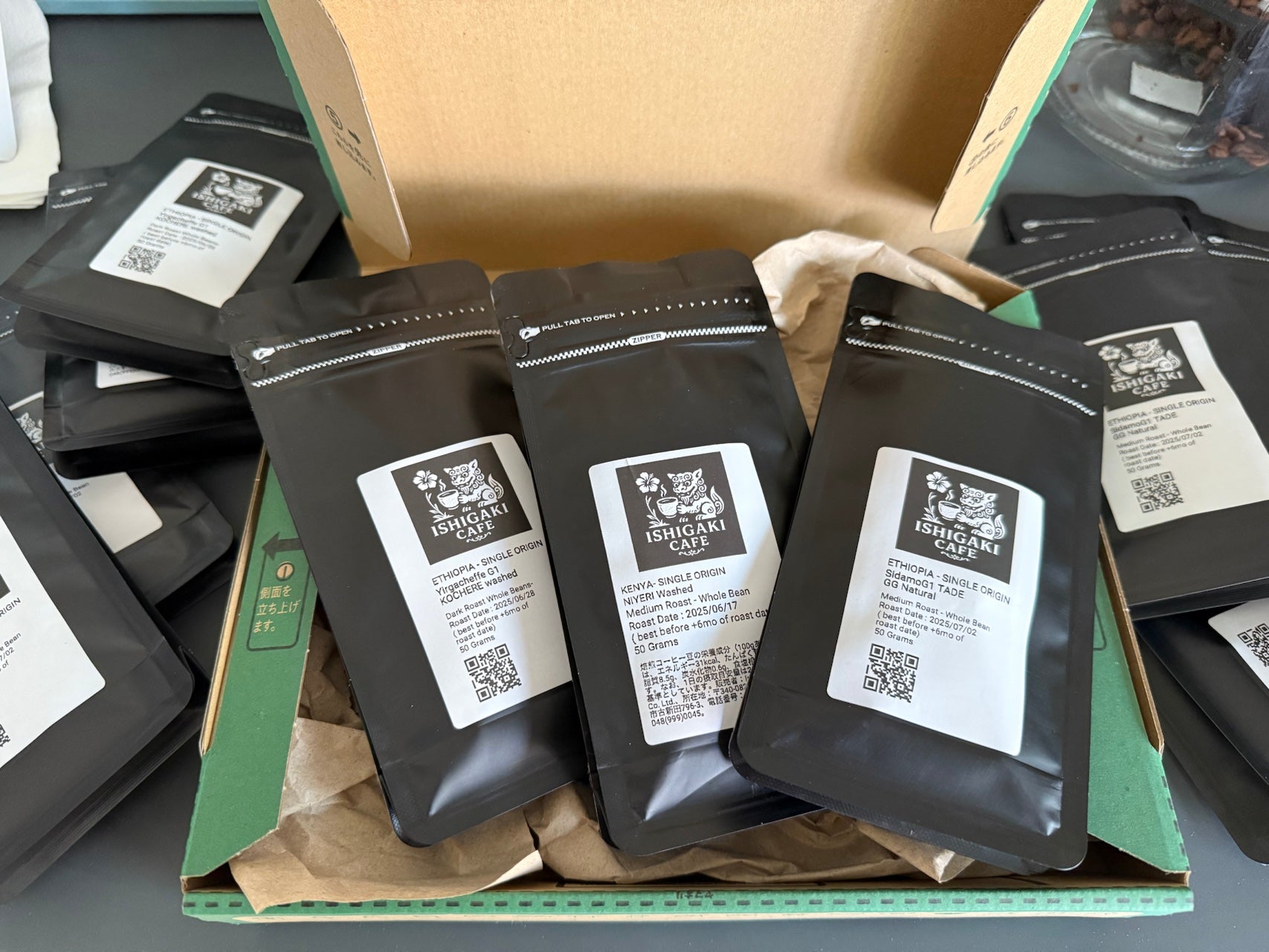 Sampler Pack - Whole Bean 3 x 50 Gram (12-15 Cups) – Ishigaki Cafe Roasters